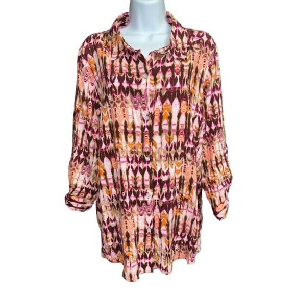 Intro - Love the Fit | Tops | Intro Xl Top Unique Chic Pink Purple ...